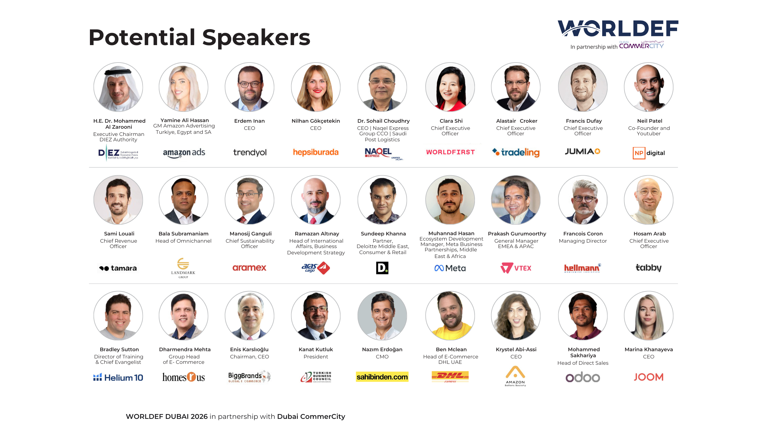 WORLDEF Dubai 2026 – Global E-Commerce Summit - Carve Startup Labs